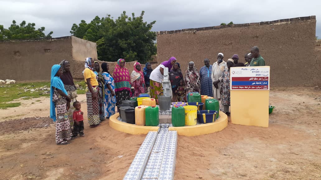 Drilling a 20ms deep Water Well Mali